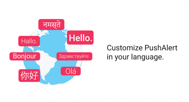 Customize PushAlert In Your Language | PushAlert Blog
