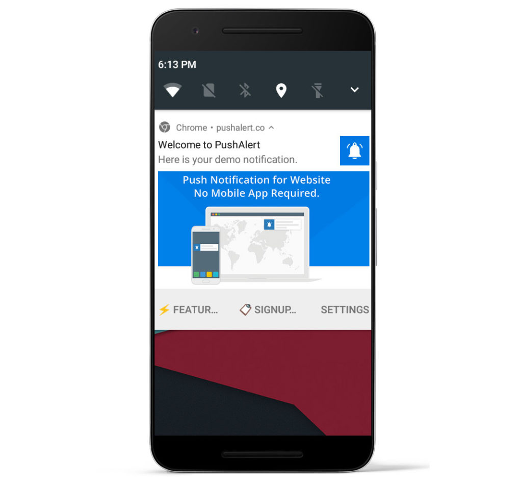 Chrome Notifications Get Richer With Larger Images | PushAlert Blog