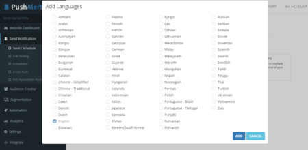 Improve conversions with Multi-language Push Notifications | PushAlert Blog