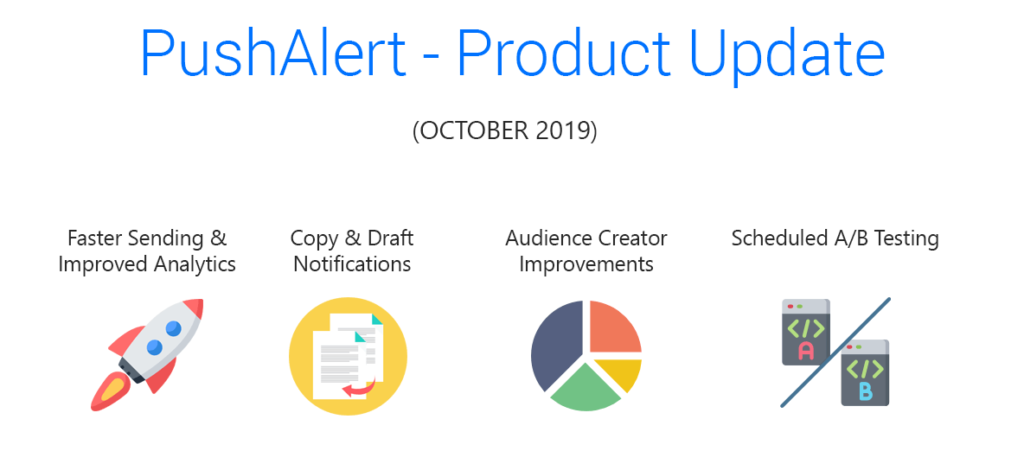 New Updates Copydraft Push Notifications Scheduled Ab Testing New