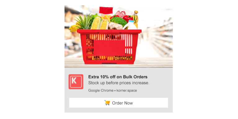 30+ Web Push Notification Templates for e-Commerce that Convert ...